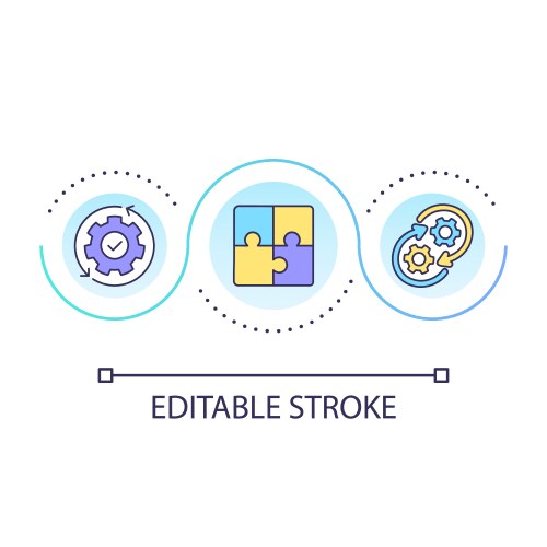 Devops software development methodology detailed Vector Image