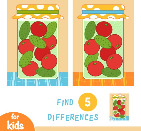 Food Find Differences Vector Images (over 590)