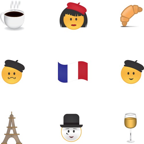 Emoji hand fist emoticon thumb handshake icon Vector Image