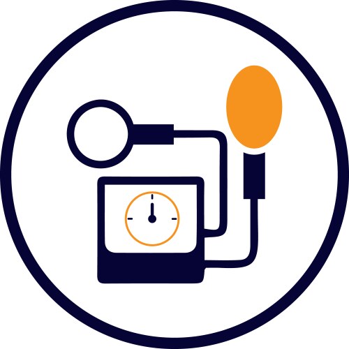 Pressure digital blood Royalty Free Vector Image