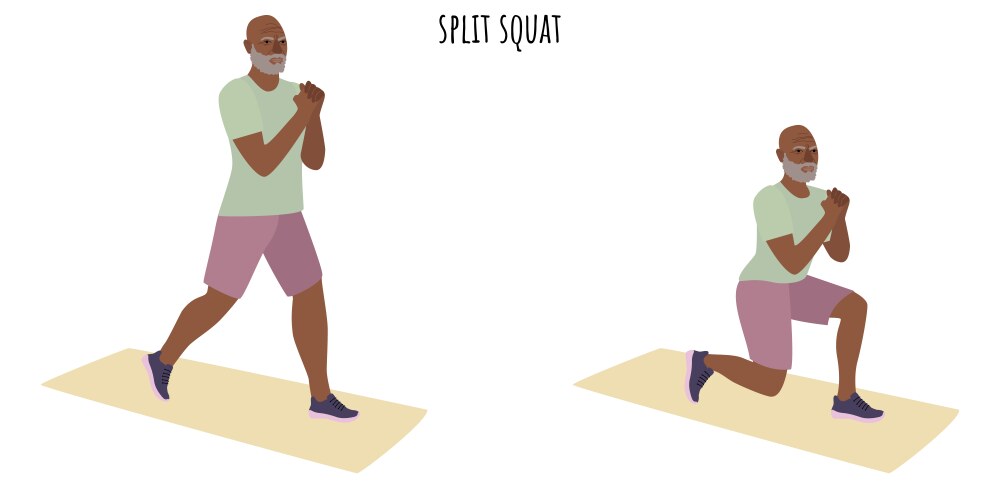 Split Squat Vector Images (83)