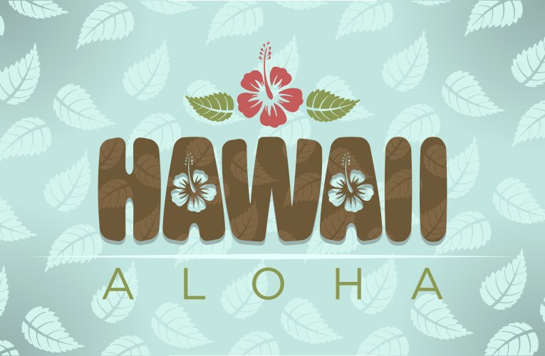 Aloha Font Hawaiian Vector Images (over 110)