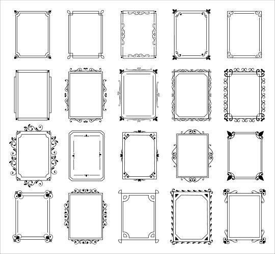 Picture Frame Outline Vector Images (over 24,000)