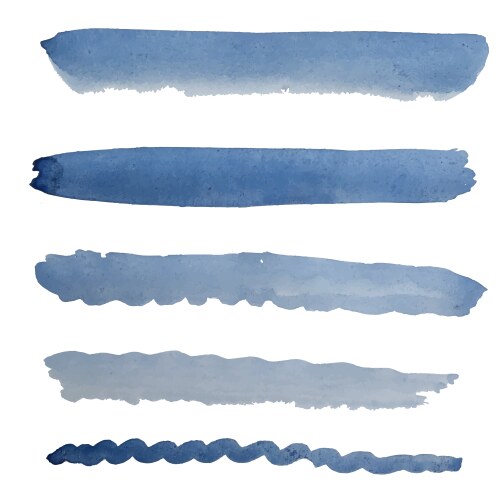 Blue Watercolor Brush Strokes Vector Images (over 13,000)