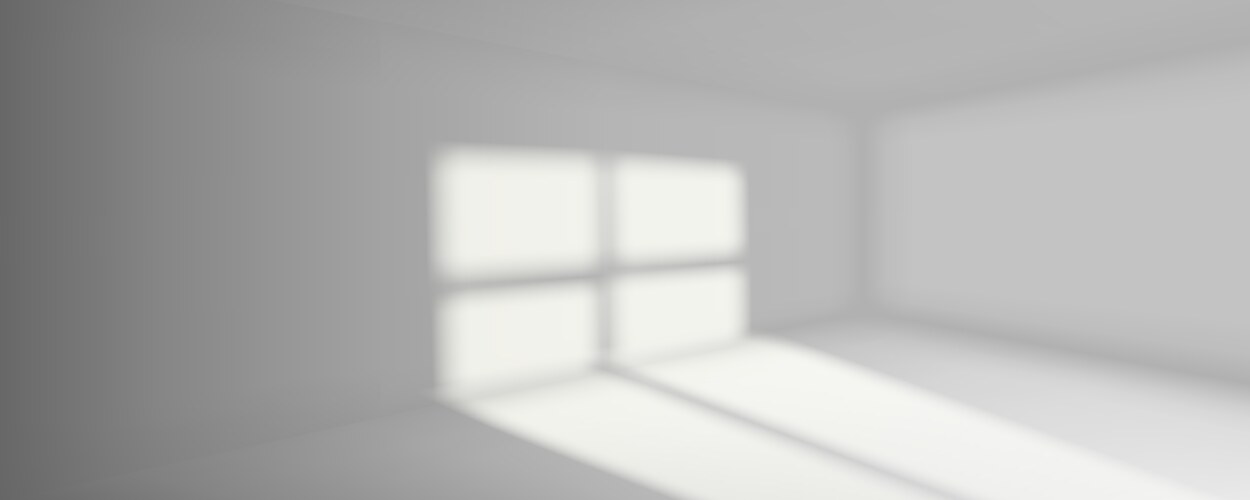 Empty white room Royalty Free Vector Image - VectorStock