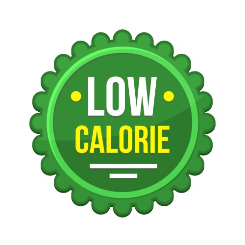 Low carb label or sticker Royalty Free Vector Image