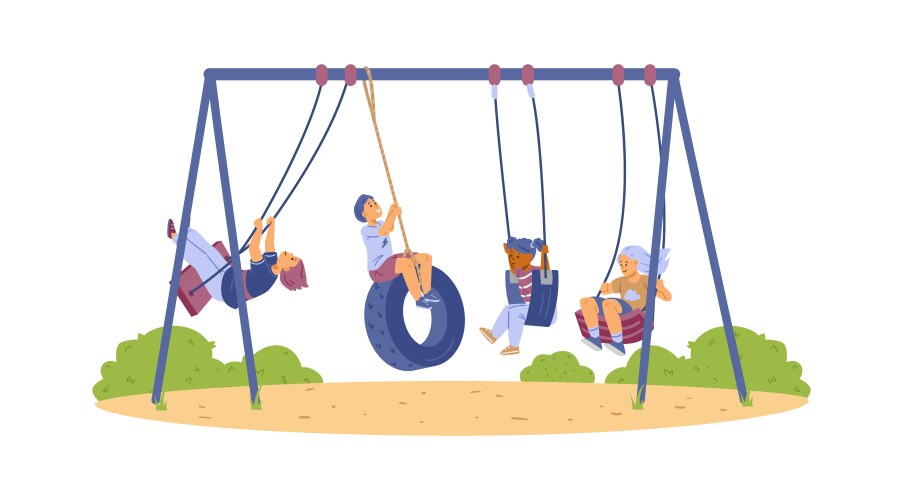 Swing Cartoon Vector Images (over 12,000)