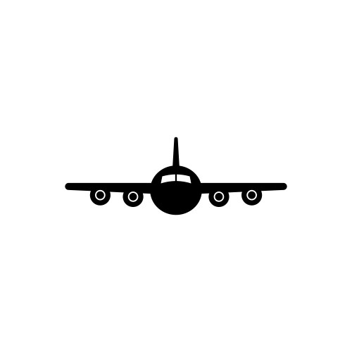 Airplane Front View Vector Images (over 2,500)