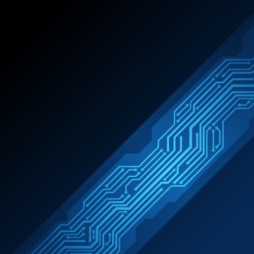 Technology microchip background Royalty Free Vector Image