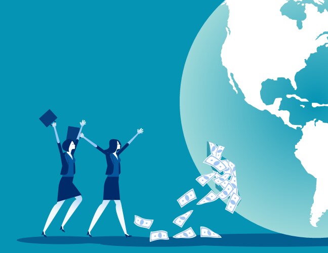 Mutual funds banner design template Royalty Free Vector