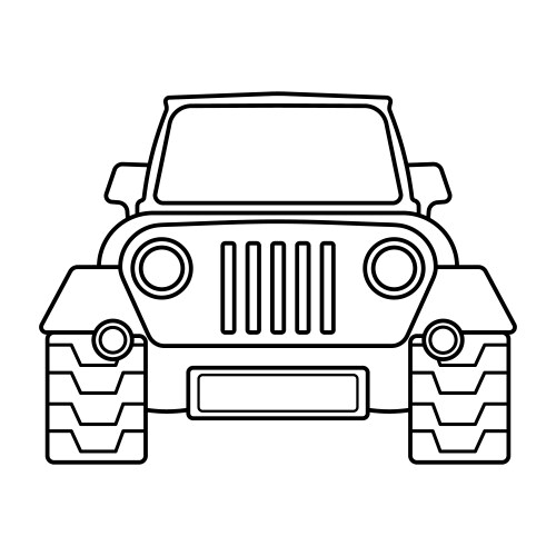 Jeep Outline Vector Images (over 1,300)