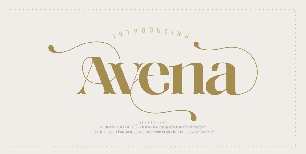 Decorative original alphabet letters Royalty Free Vector