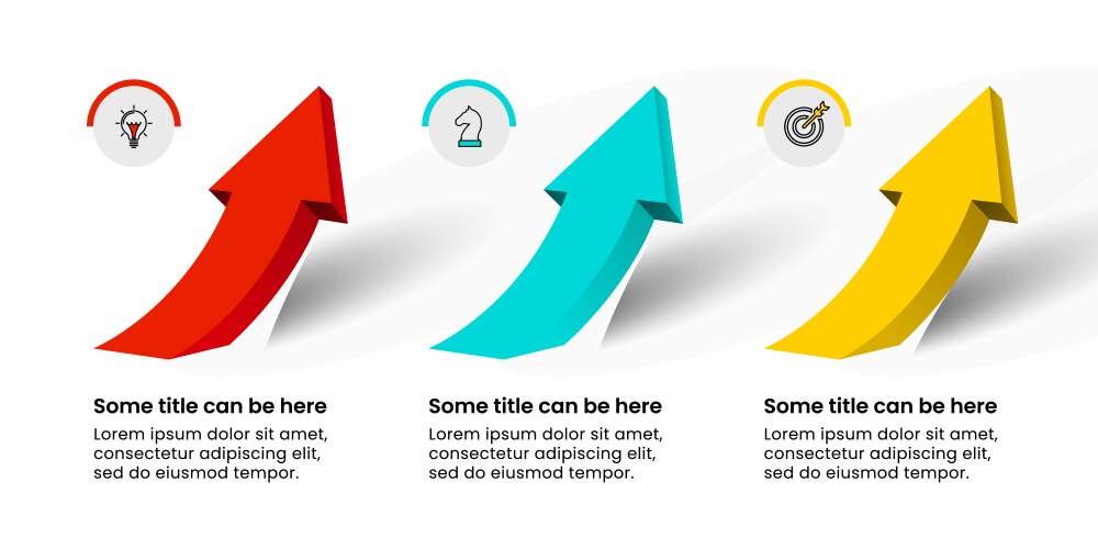 Arrows infographic 2 step options template scheme Vector Image