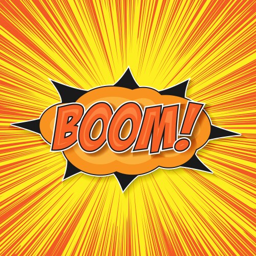 Set of bomb in pop art style Royalty Free Vector Image