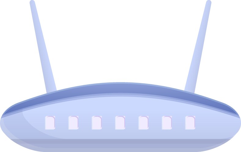 Wifi modem access icon cartoon style Royalty Free Vector