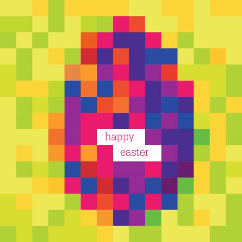 Easter Pixel Egg Vector Images (over 210)