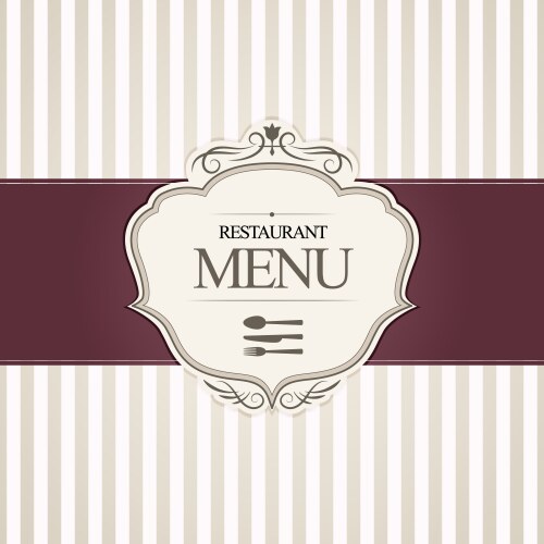 Restaurant menu Royalty Free Vector Image - VectorStock