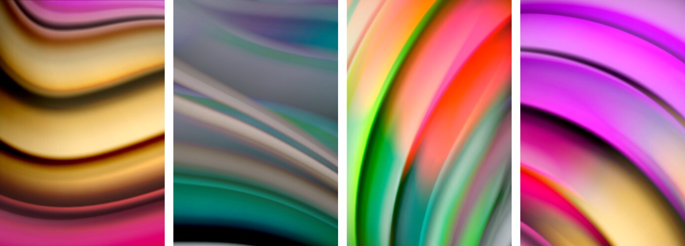 Blurred color line backgrounds Royalty Free Vector Image