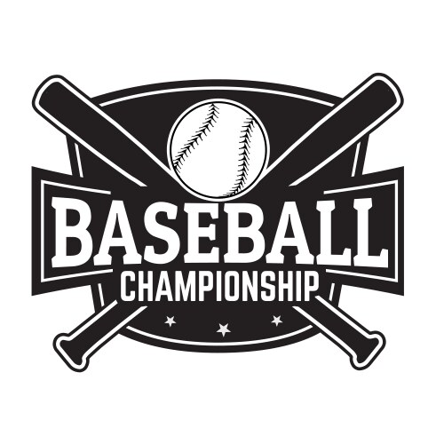 Baseball logo Royalty Free Vector Image - VectorStock