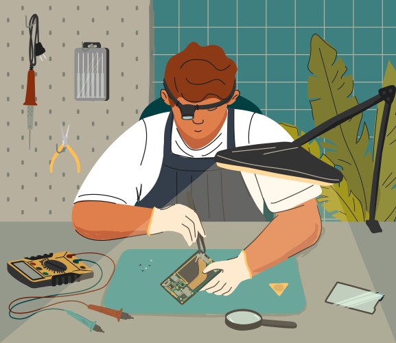 Electronics Repair Banner Vector Images (over 1,000)