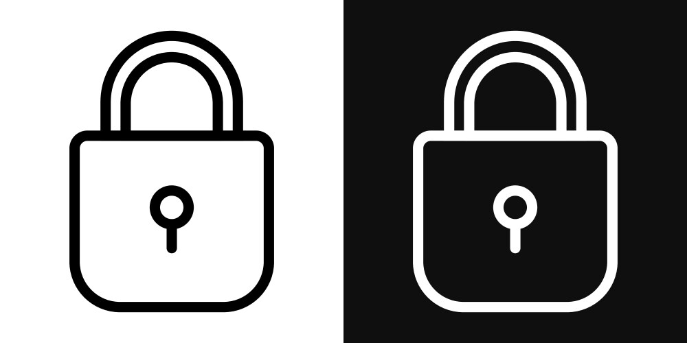 Unlock icon set unlocked padlock symbol Royalty Free Vector