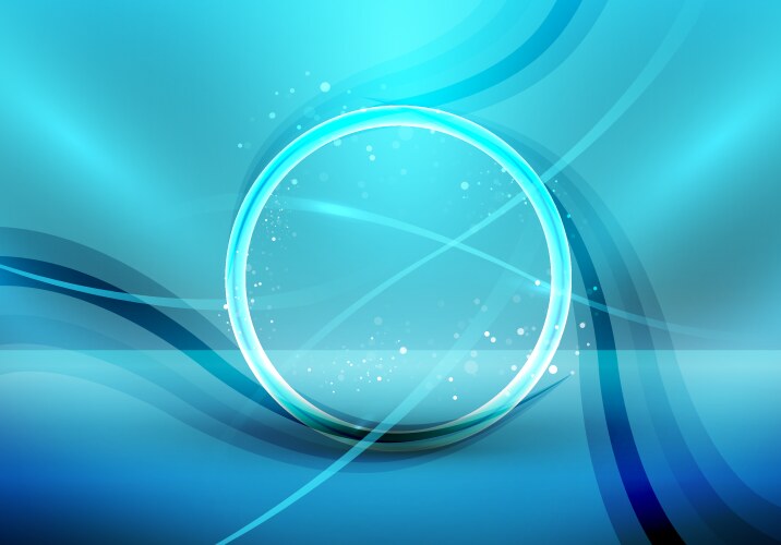 Blue swirl background Royalty Free Vector Image