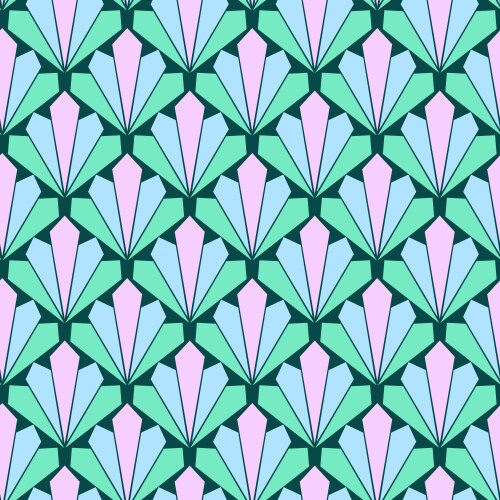 Colorful mermaid scales pattern background Vector Image