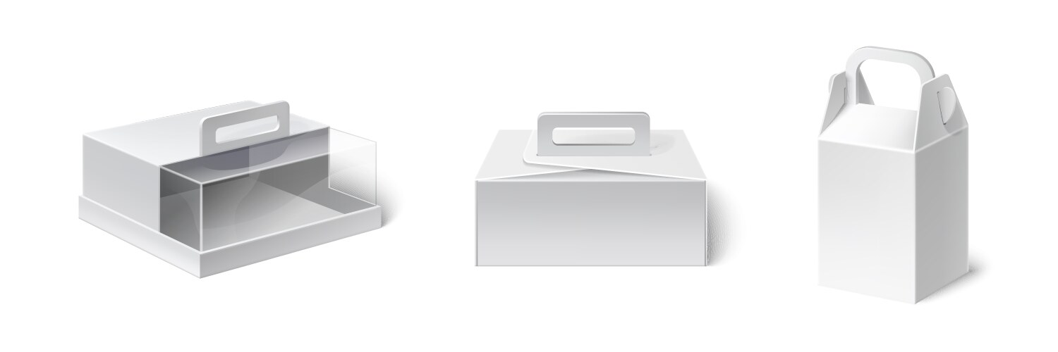 Cake Box Packaging Template Vector Images (over 1,100)