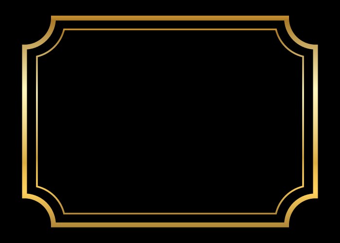 Gold and Black Border Frame Vector Images (over 39,000)