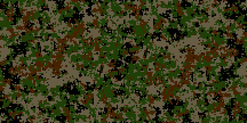Pixel camouflage for a soldier army uniform Vector Image