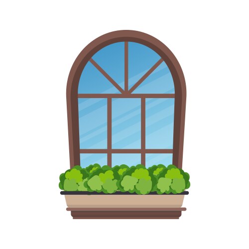 Flower Box Shutter Window Vector Images (51)