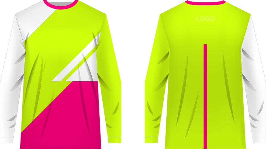 Sports pattern sublimation jersey design Vector Image