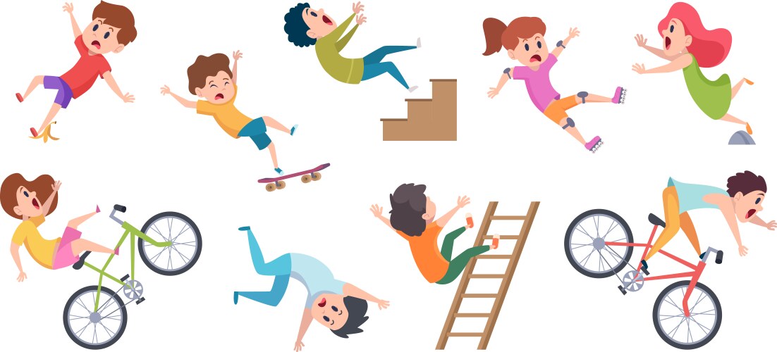 Boy Fell Vector Images (over 160)