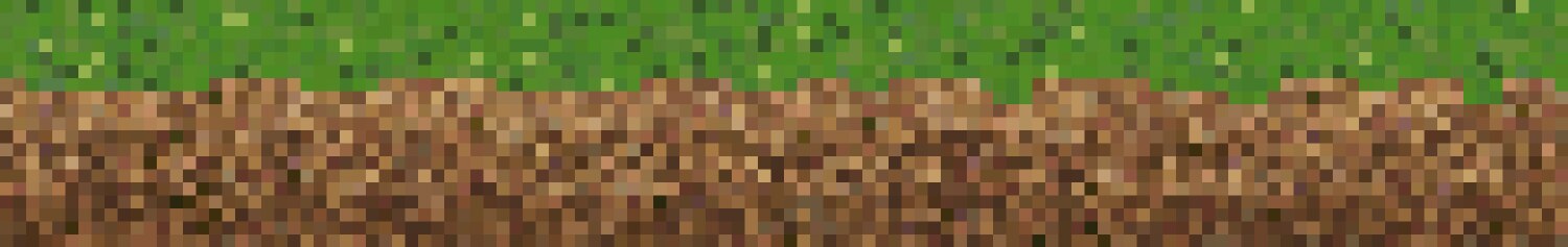 Pixel grass texture background green retro square Vector Image