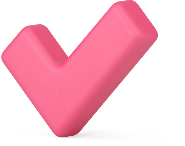 Pink Check Mark Vector Images (over 2,400)