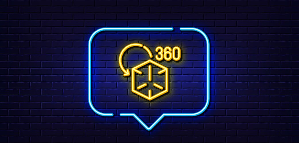 Augmented reality line icon vr simulation sign Vector Image Augmented reality line icon vr simulation sign Vector Image