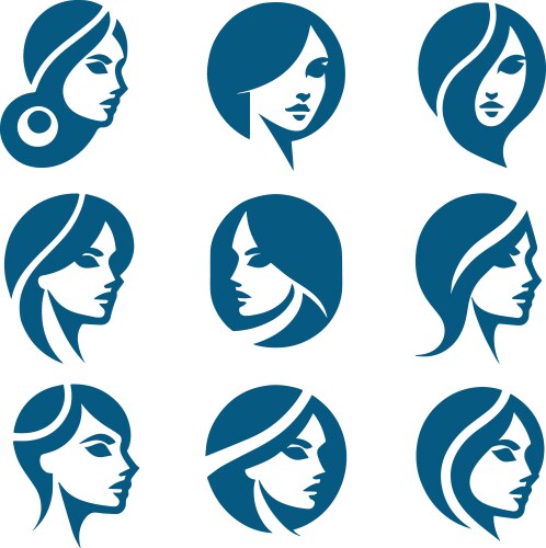 Lady Face Logo Vector Images (over 25,000)