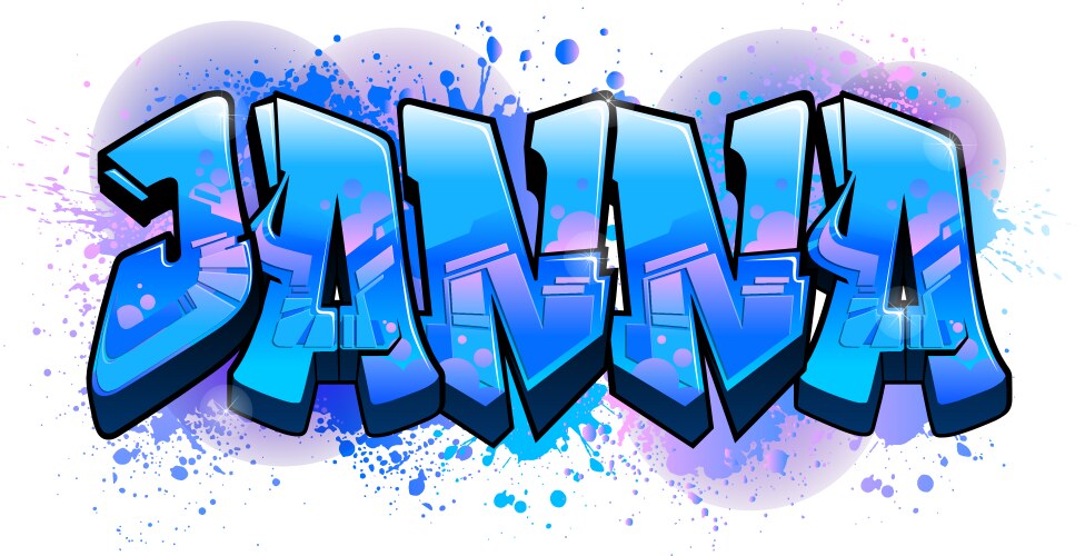 Graffiti styled name design - jason Royalty Free Vector