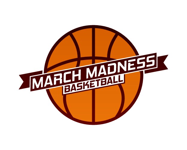 Basketball club emblem badge logo design Vector Image