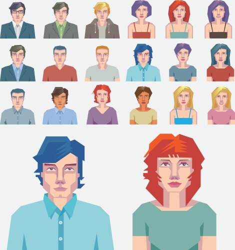 Abstract People Vector Images (over 430,000)