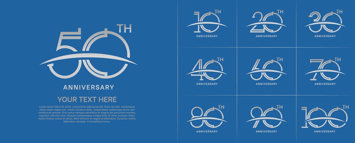 50 years logo Vector Images & Graphics for Commercial Use | VectorStock