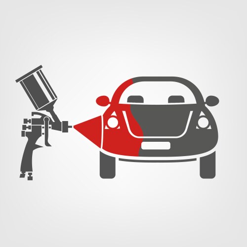 Spray gun Royalty Free Vector Image - VectorStock