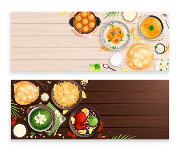 Indian Cuisine Banner Vector Images (over 590)