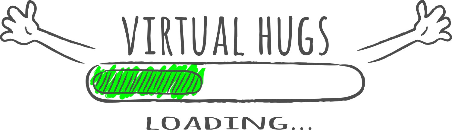 Virtual Hugs Vector Images (over 160)