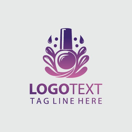 Cosmetics logo Royalty Free Vector Image - VectorStock