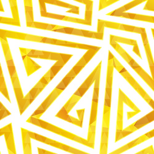 Colorful maze lines seamless pattern Royalty Free Vector