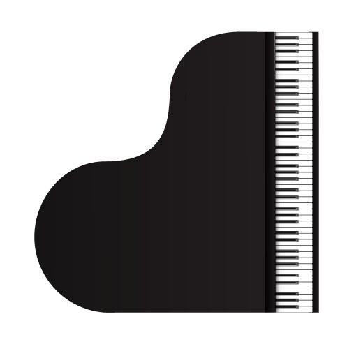 Piano Top View Vector Images (over 440)
