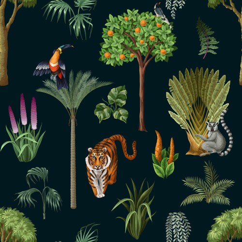 Jungle Leaves Cartoon Background Vector Images (over 6,800)