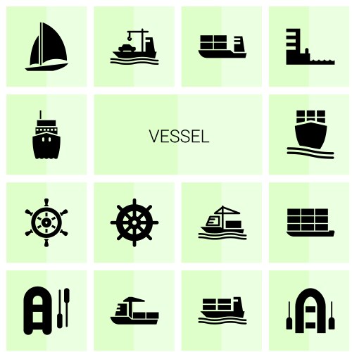 Vessel icons (36820584) – Free Vector | VectorStock