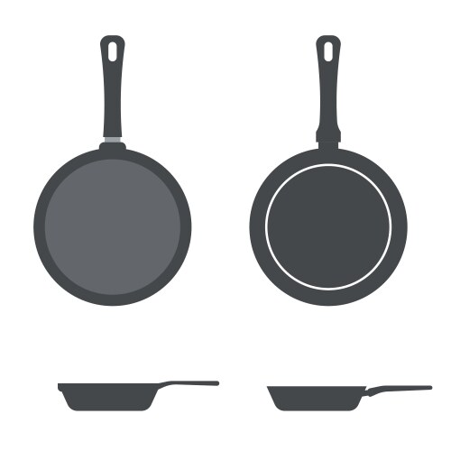 Frying pan Royalty Free Vector Image - VectorStock